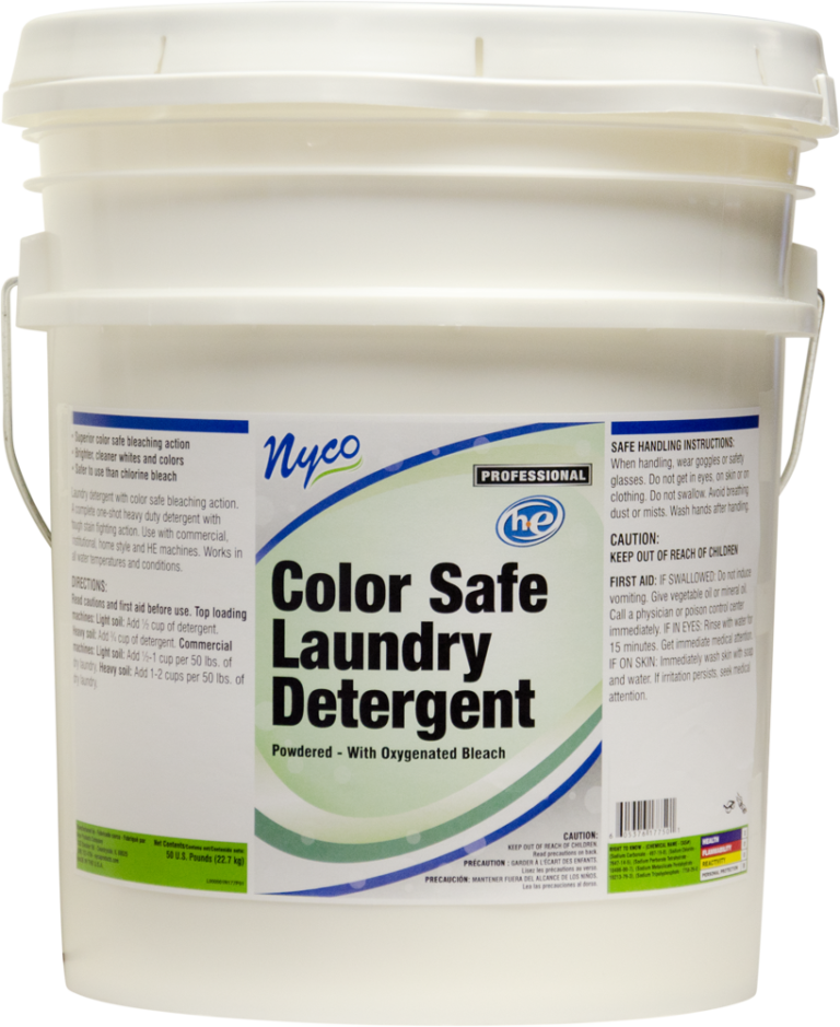 Color Safe Laundry Detergent with Oxygenated Bleach | NL177-P50 | Nyco