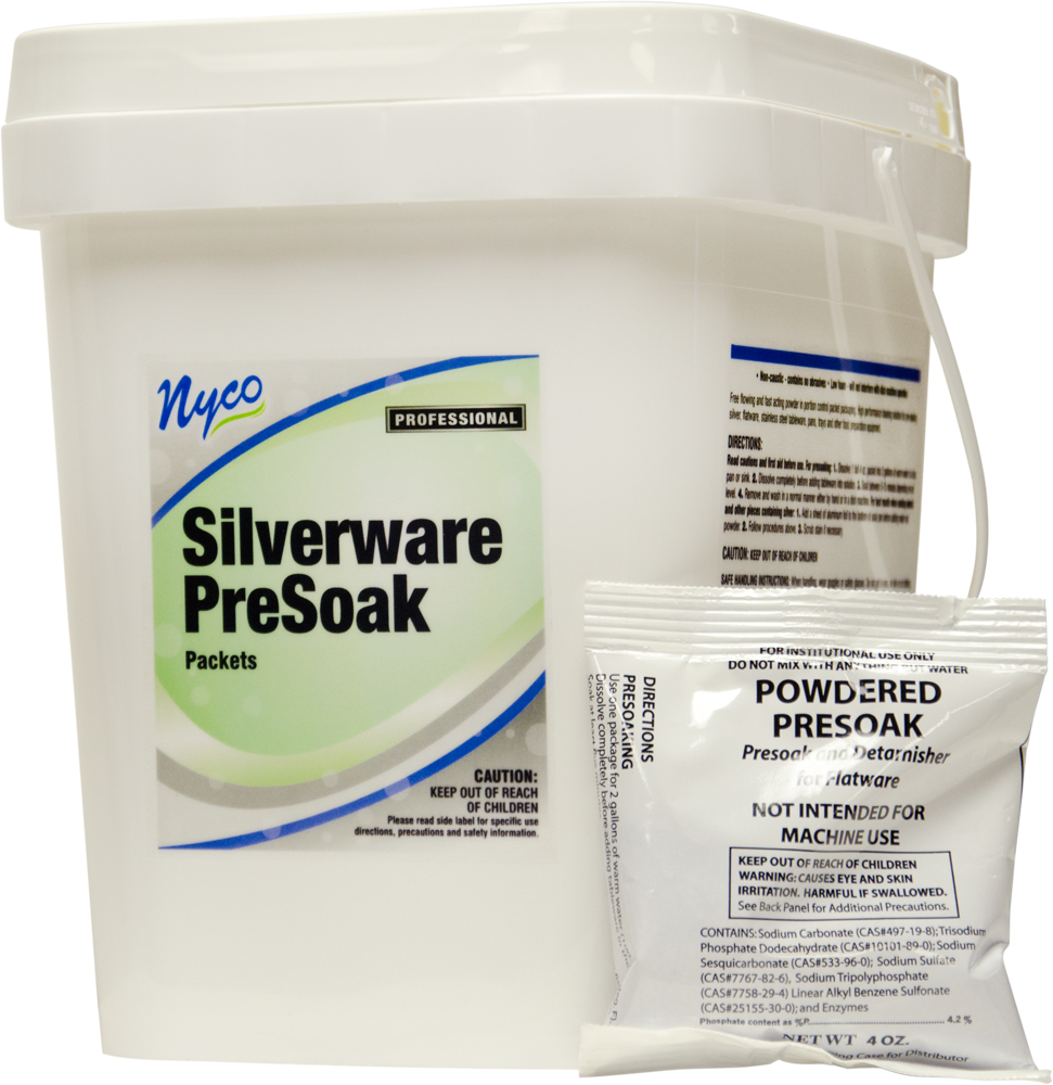 Silverware PreSoak Packets for Portion Control | NL244-435 | Nyco