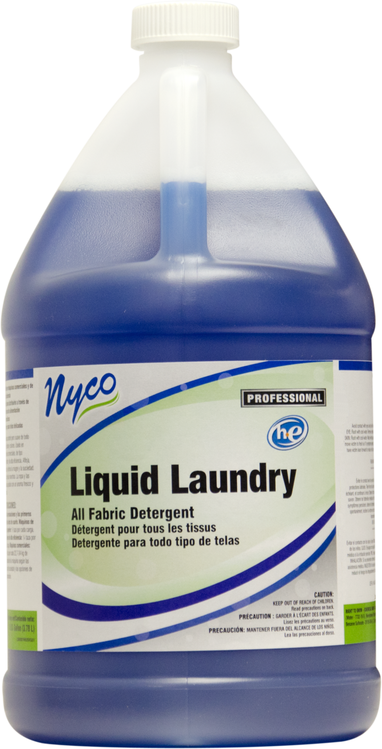 Liquid Laundry Detergent - All-Fabric, All-Temp Detergent | NL929 | Nyco