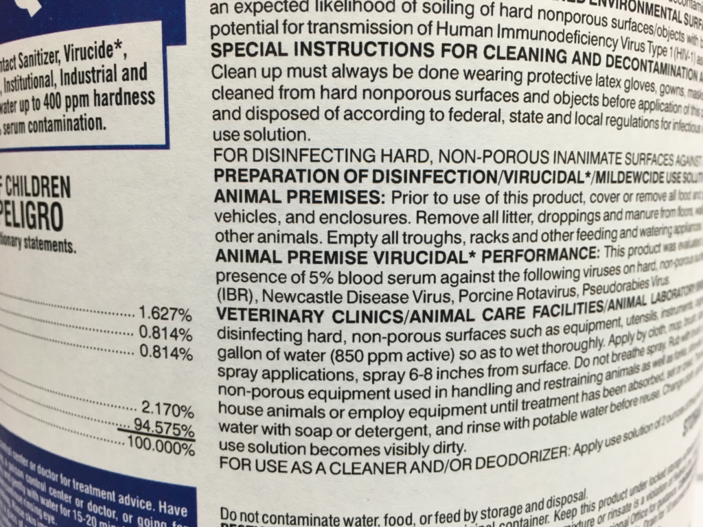 Key Advice About Disinfectants and Sanitizers | Nyco